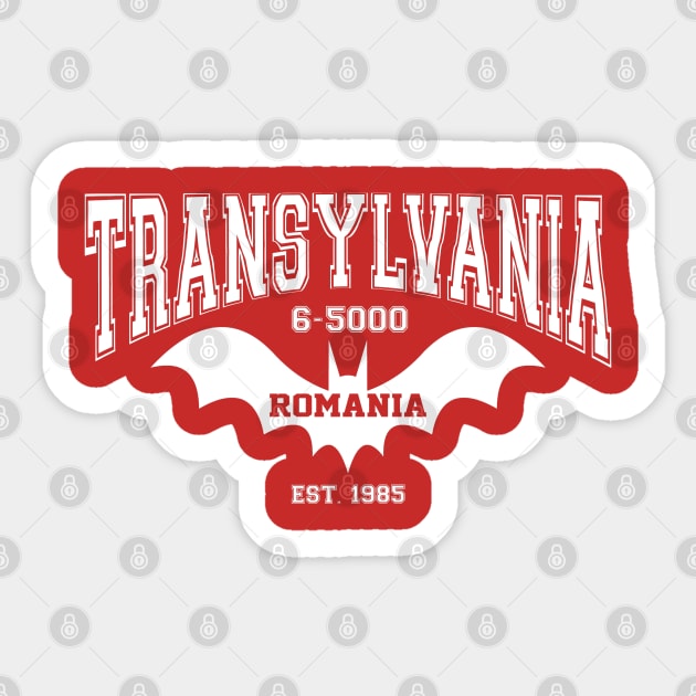 Transylvania 6-5000 College Design - Transylvania 6 5000 - Sticker ...