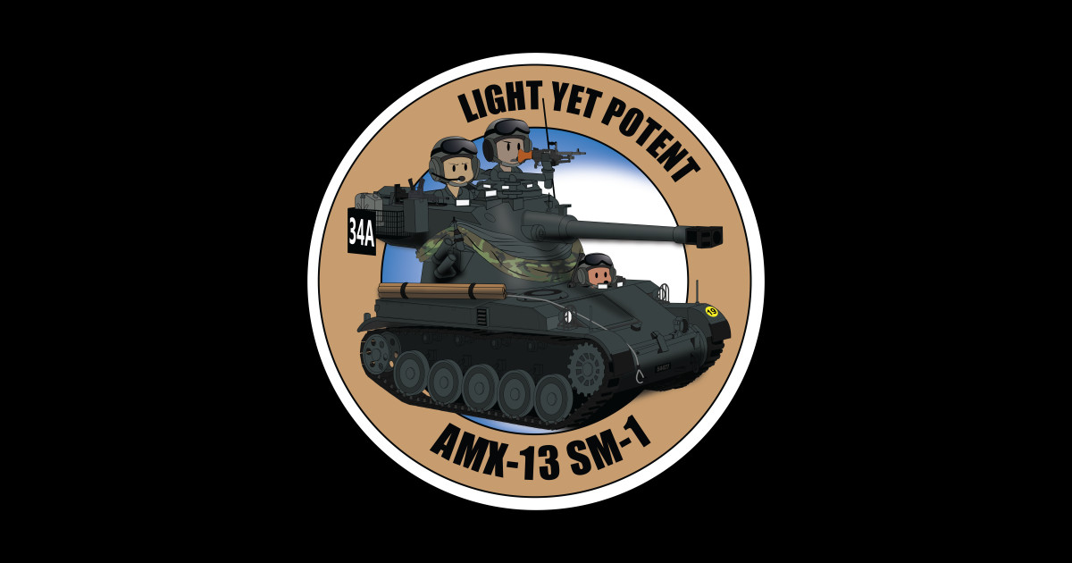 SAF AMX-13 SM1 Tank - Saf - Sticker | TeePublic