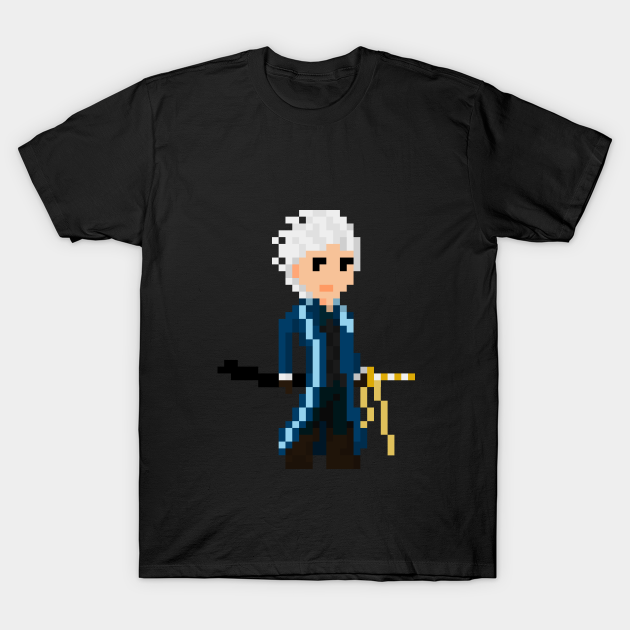 Pixel Vergil - Devil may cry - Devil May Cry - T-Shirt | TeePublic