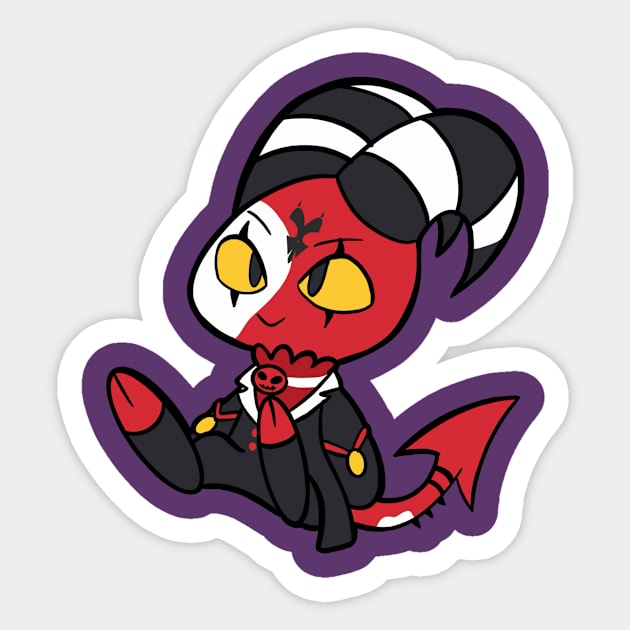 Helluva Boss - chibi Blitzo - Blitzo - Sticker | TeePublic