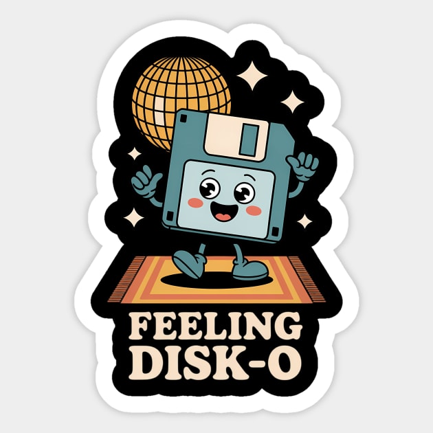 Kawaii Floppy Disk Tech Joke 80S 90S Dance Disco - Dance Disco ...