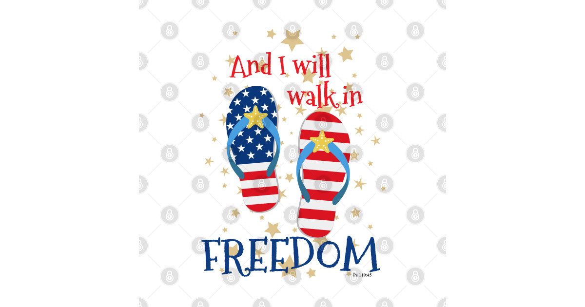 Walk in Freedom - Freedom - T-Shirt | TeePublic