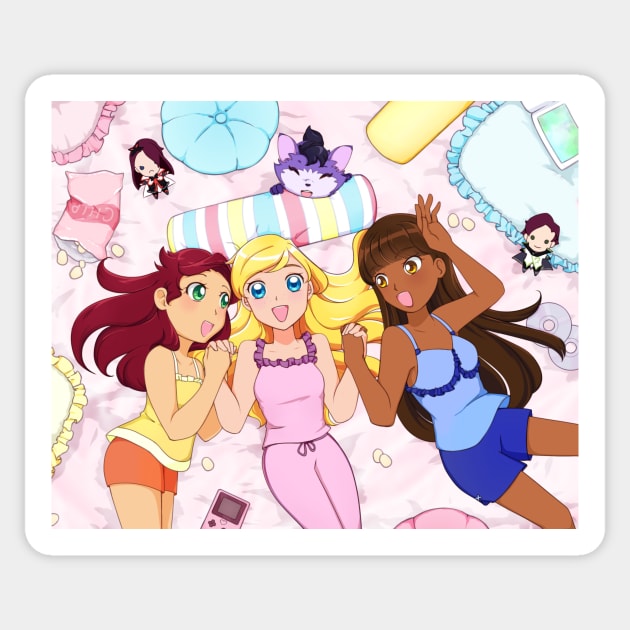 Lolirock Sleepover - Lolirock - Sticker | TeePublic