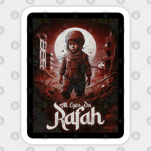 All Eyes On Rafah - All Eyes On Rafah - Sticker | TeePublic