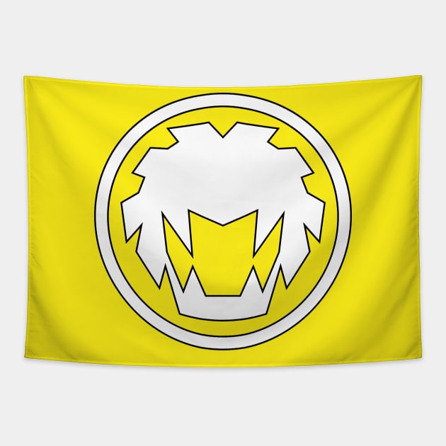 PR Ninja Storm Yellow Ranger - Power Rangers - Tapestry | TeePublic