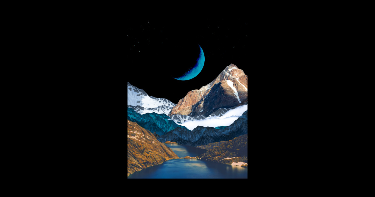 Once in a Blue Moon - Blue Moon - Magnet | TeePublic