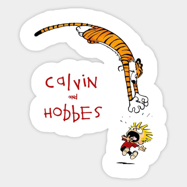 the calvin and hobbes 19 - Calvin And Hobbes Comics - Sticker | TeePublic