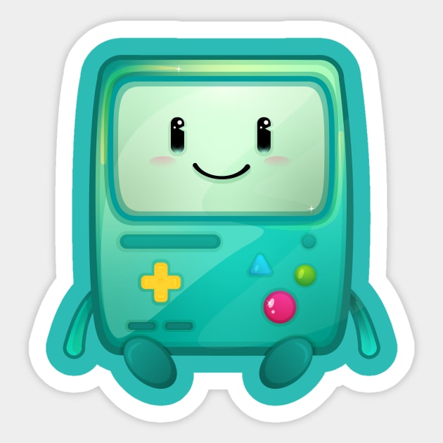 Fan Art - Bmo - Sticker | TeePublic