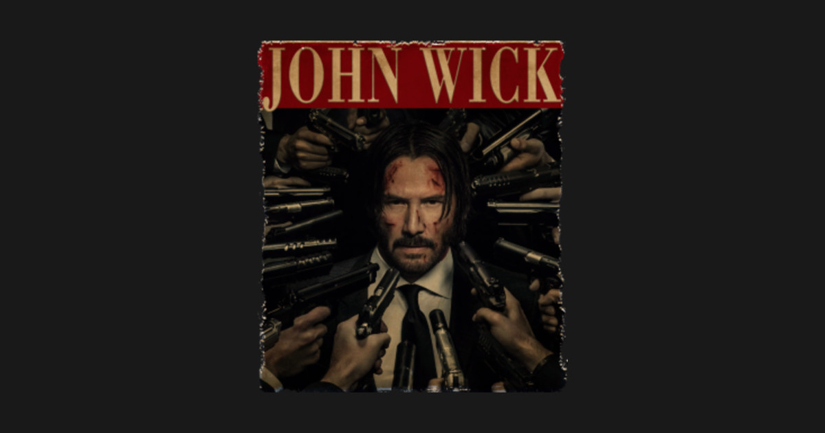 John Wick - RETRO DESIGN - John Wick - T-Shirt | TeePublic