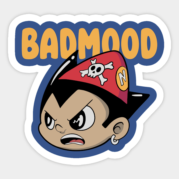bad mood boy - Astroboy - Sticker | TeePublic