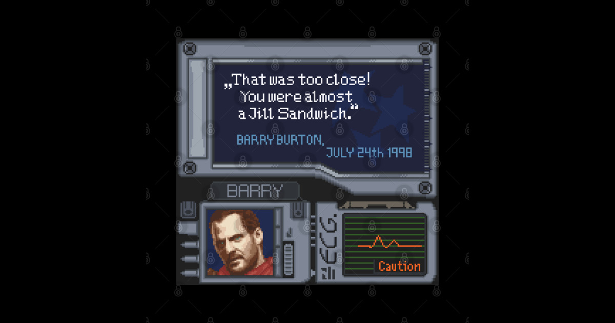 Resident Evil Pixel Art - Resident Evil - Sticker | TeePublic