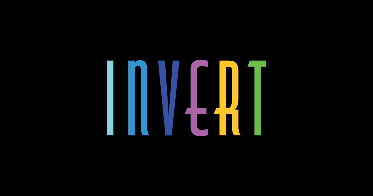 Inverted Rainbow Colors for Gay Invert - Gay Invert - Posters and Art ...
