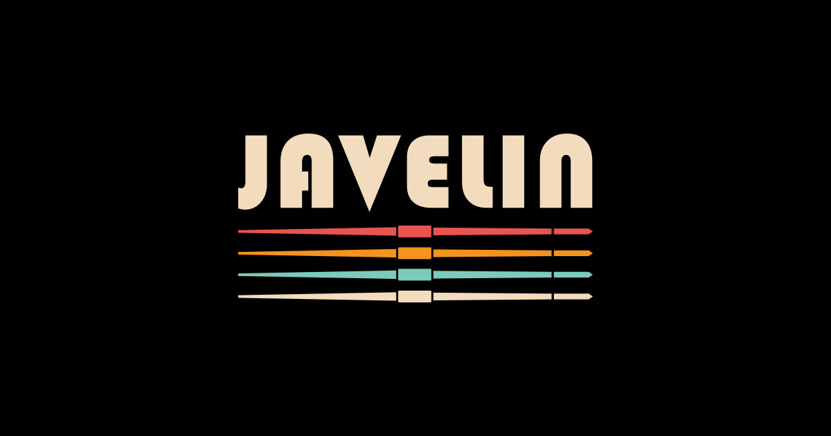 Javelin Thrower Throwing Coach Track and Field - Javelin - Sticker ...