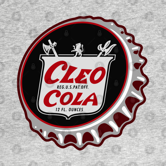 Vintage Cleo Cola Bottlecap - Retro Vintage Aesthetic - T-Shirt | TeePublic