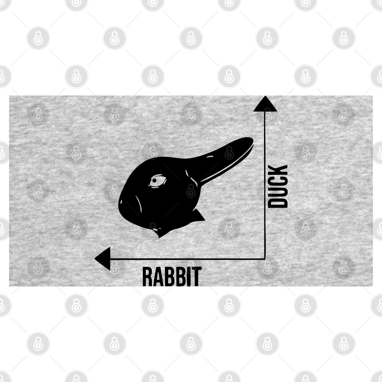 Rabbit Duck Optical Illusions - Rabbit Duck Optical Illusions - T-Shirt ...