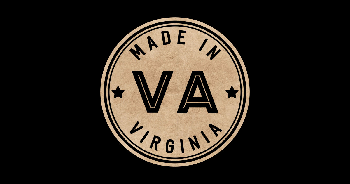 Made In Virginia VA State USA - Virginia - Sticker | TeePublic