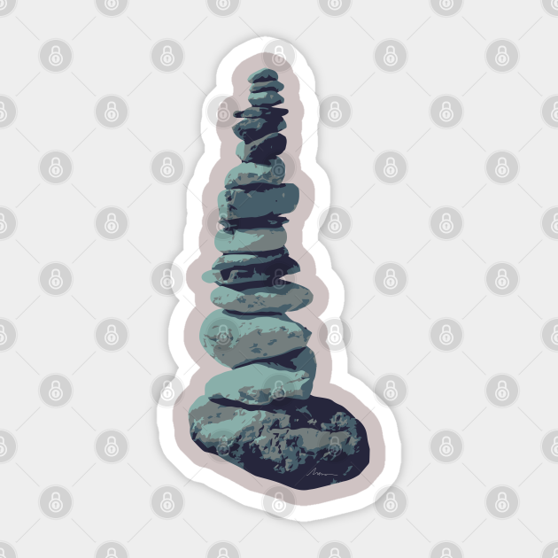 Pile of rocks - Pile Of Rocks - Sticker | TeePublic