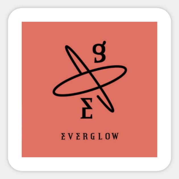 EVERGLOW Logo - Everglow - Sticker | TeePublic