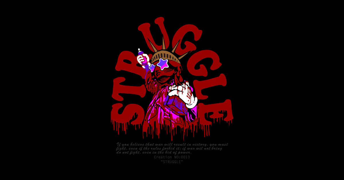 Struggle Statue - Struggle - Posters and Art Prints | TeePublic