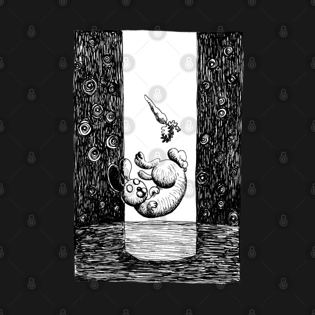 Rabbit fall in the hole - Rabbit Hole - T-Shirt sold by Juanna Xie ...