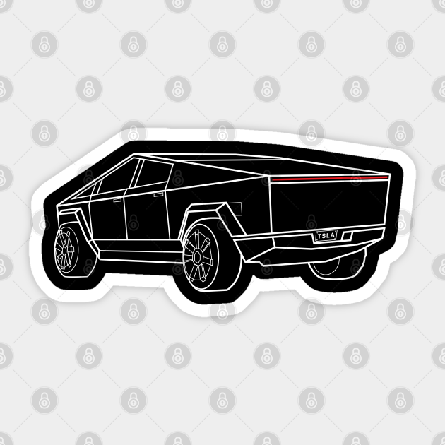 Cybertruck II - Cybertruck - Sticker | TeePublic