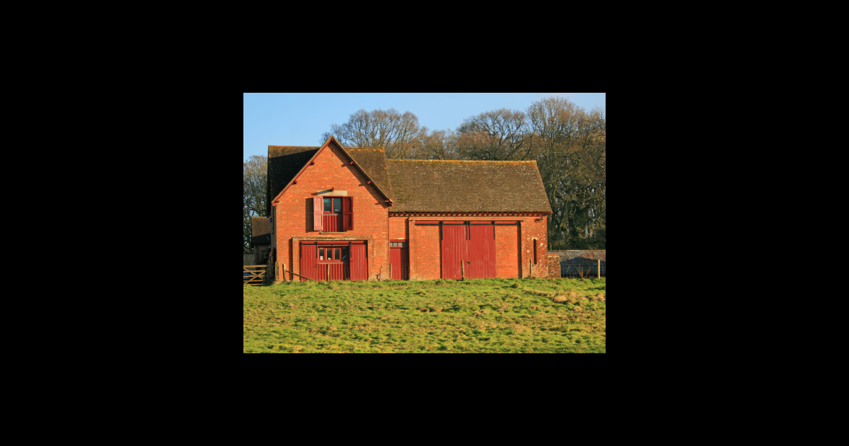 The Red Barn - Barns - Posters and Art Prints | TeePublic