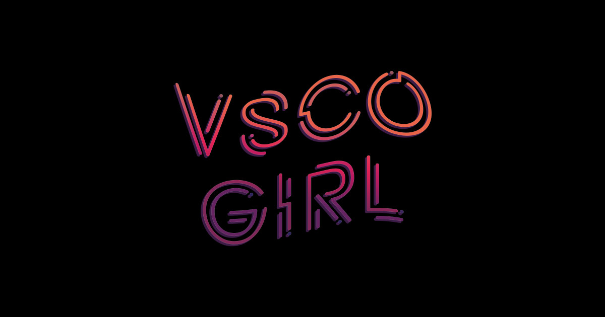 Vsco girl quotes lettering - Quotes - Sticker | TeePublic