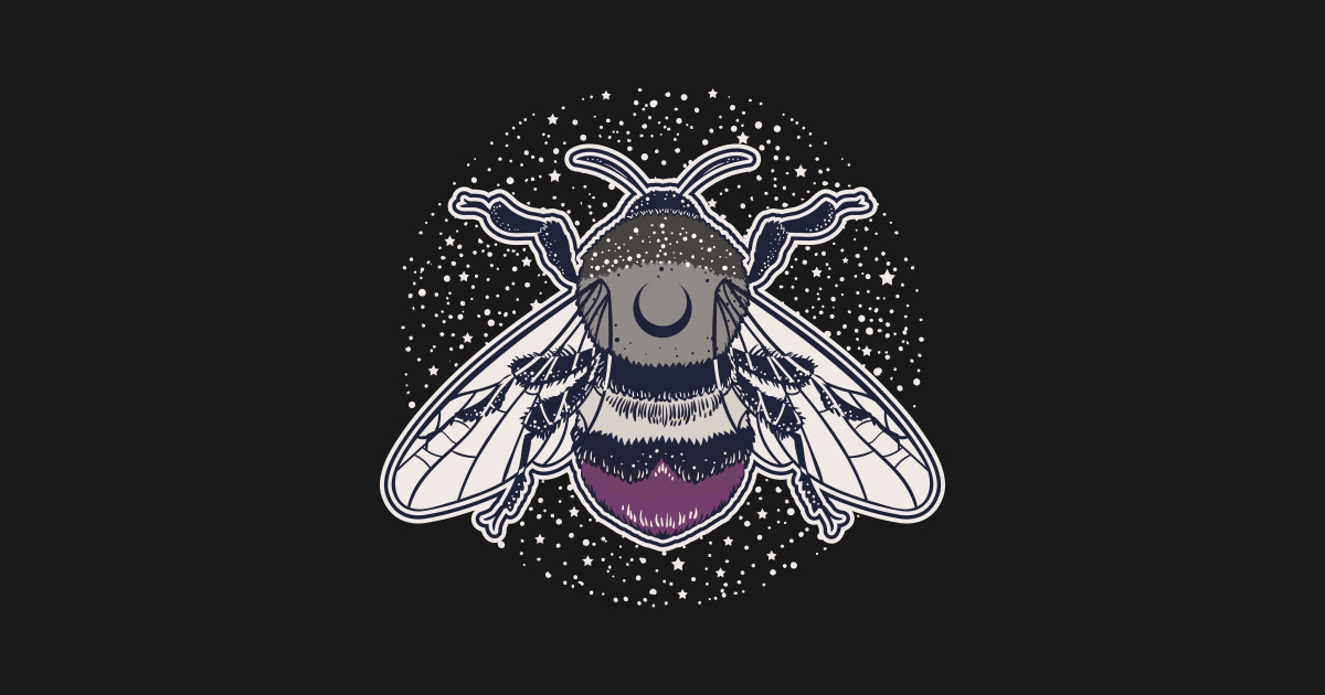 Asexual Bee Proud LGBT Pride Flag - Asexual - T-Shirt | TeePublic