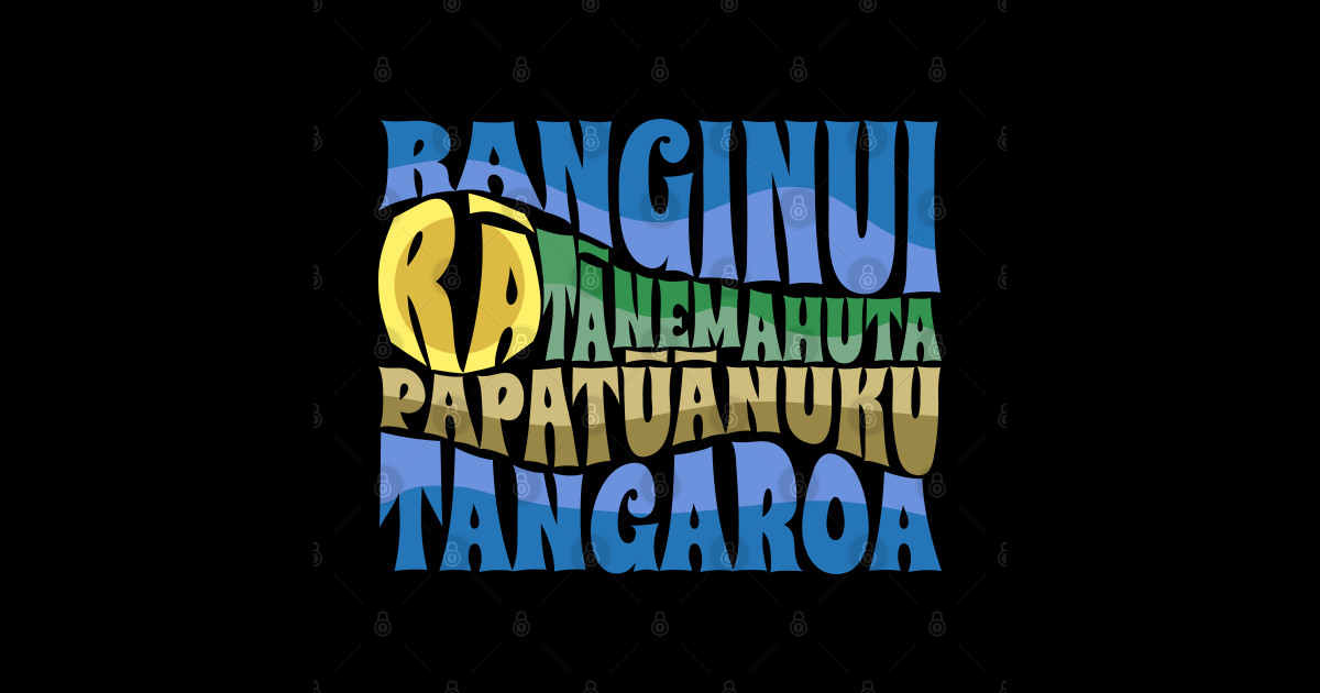 Maori Gods Nga Atua - Maori - Sticker | TeePublic