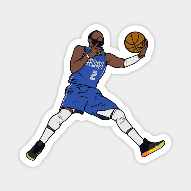 Kyrie Irving Dallas Layup 2 - Dallas Mavericks - Magnet | TeePublic