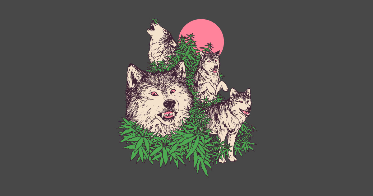 Dope Wolves - Wolf - T-Shirt | TeePublic