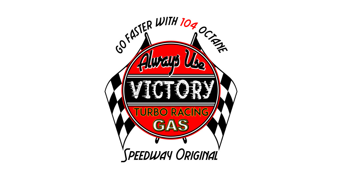 Victory Racing Gas Fuel Speedway Original Vintage Auto Car Advertising ...