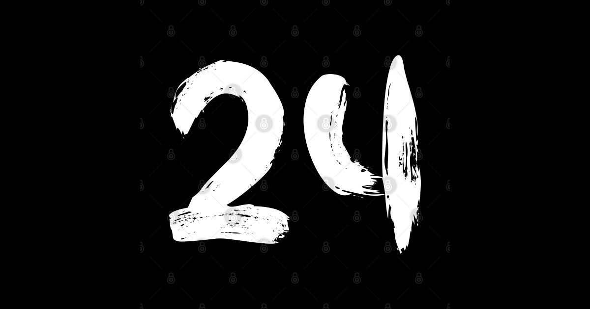 Number 24 - Number 24 - Sticker | TeePublic