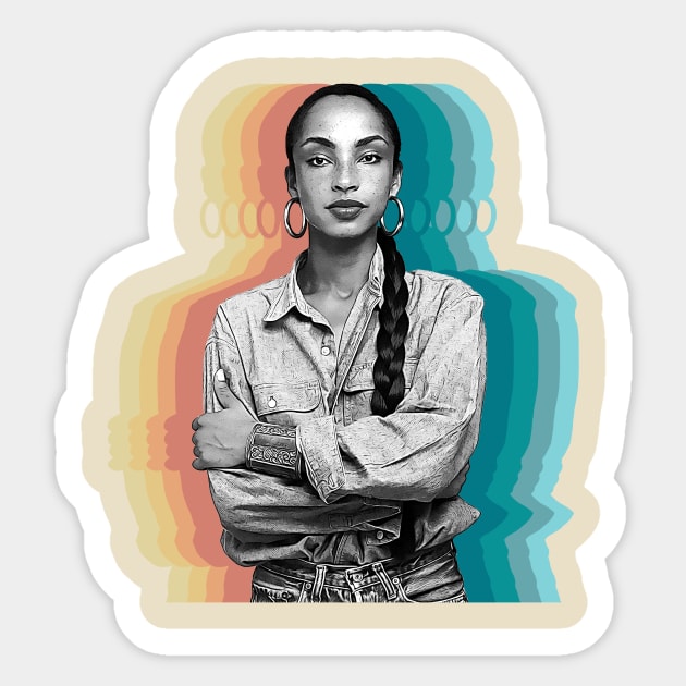 Sade Retro Classic - Sade - Sticker | TeePublic