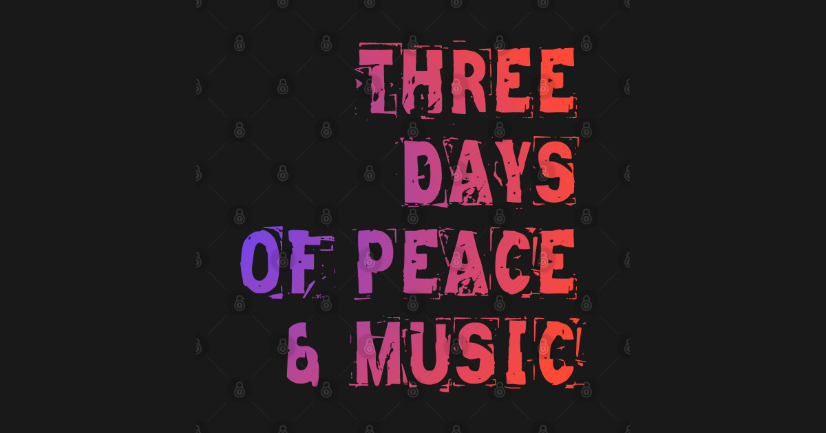 Three Days of Peace and Music JAN27 Music D5267 - Three Days Of Peace ...