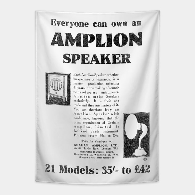 Graham Amplion Ltd. - Amplion Speaker - 1929 Vintage Advert - Speaker ...