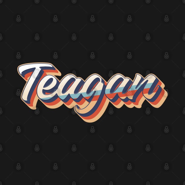 Teagan name - cool 70s retro font surf style design - Teagan Name Cool ...