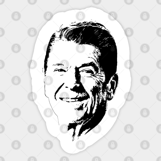 Ronald Reagan - Ronald Reagan - Sticker | TeePublic