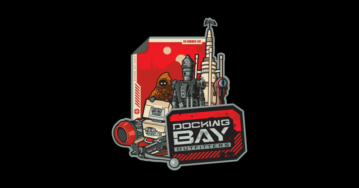 Docking Bay Outfitters - Docking Bay Outfitters - Sticker | TeePublic