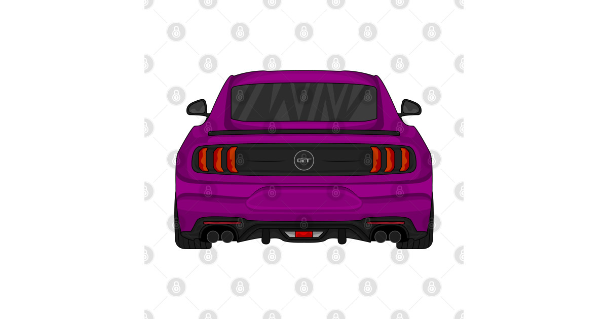 MUSTANG GT PURPLE - Ford Mustang Gt - T-Shirt | TeePublic