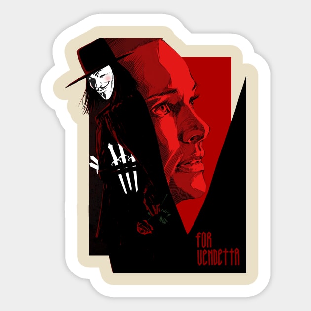 V for Vendetta - Vendetta - Sticker | TeePublic