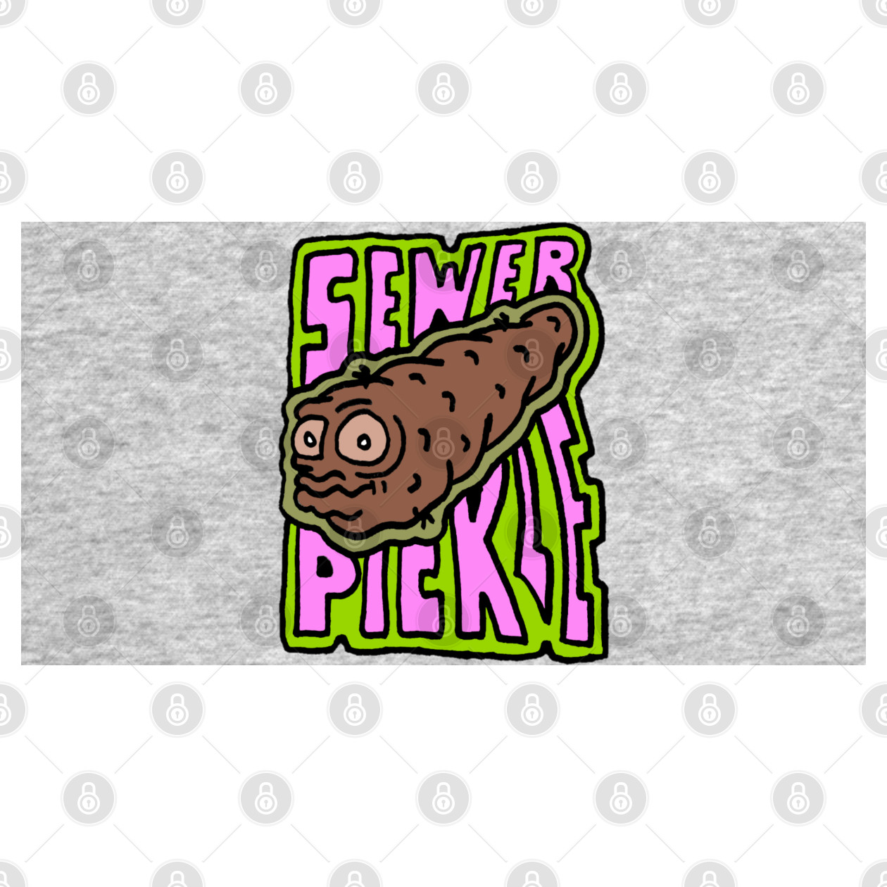 Sewer pickle - Poop Humor - T-Shirt | TeePublic