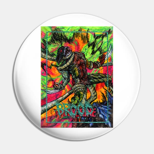 Wolverine: BROOD - Wolverine - Pin | TeePublic