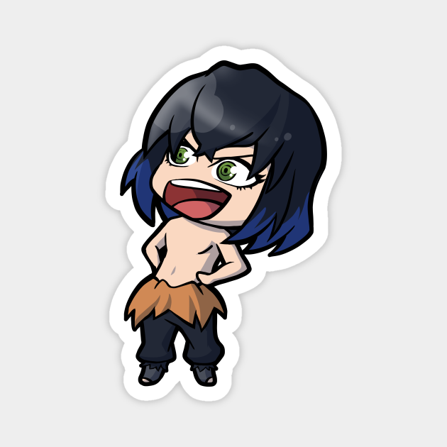 Chibi Inosuke - Demon Slayer - Inosuke - Magnet | TeePublic