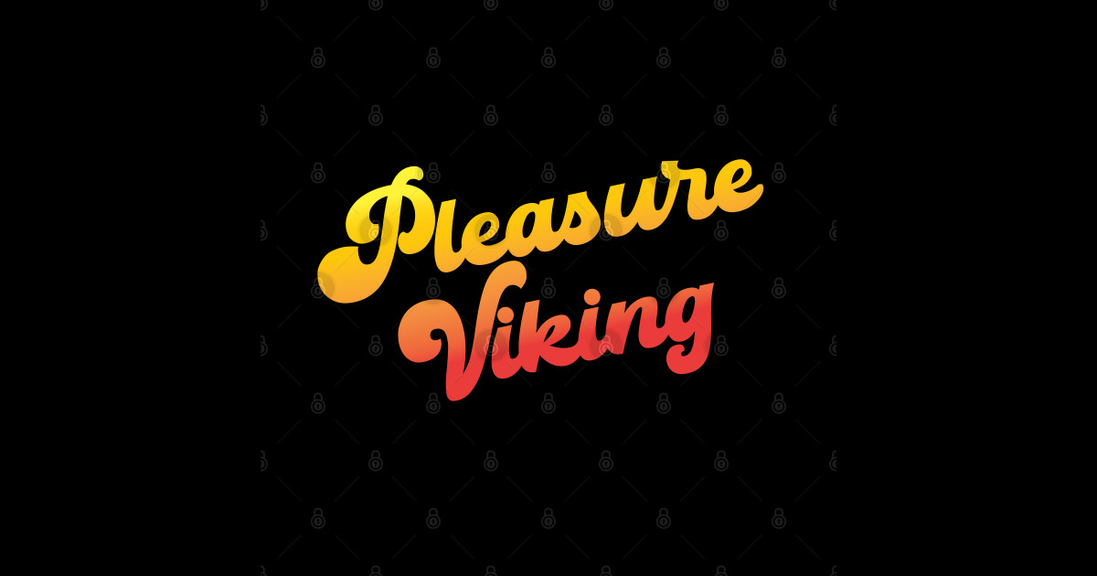 Pleasure viking funny groovy font - Groovy Font - Sticker | TeePublic
