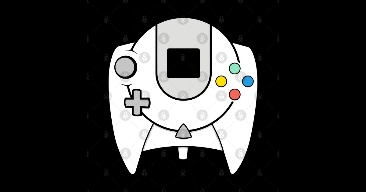SEGA Dreamcast Controller - Dreamcast - Sticker | TeePublic