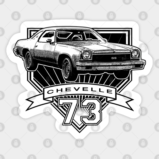 1973 Chevelle - 73 Chevelle - Sticker | TeePublic