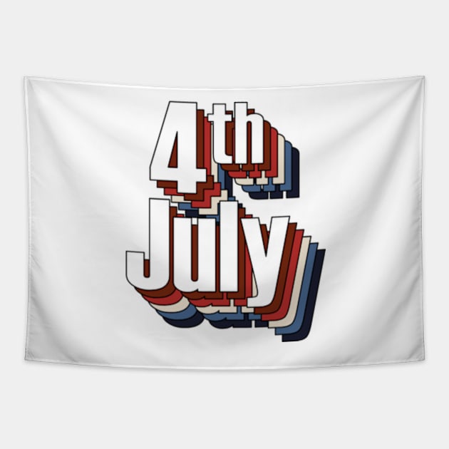4th of July America Color Palette - 4 July - Tapestry | TeePublic