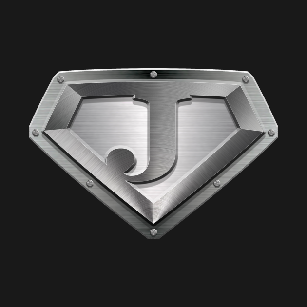Super Sleek Style J Symbol - Super Logo - T-Shirt | TeePublic