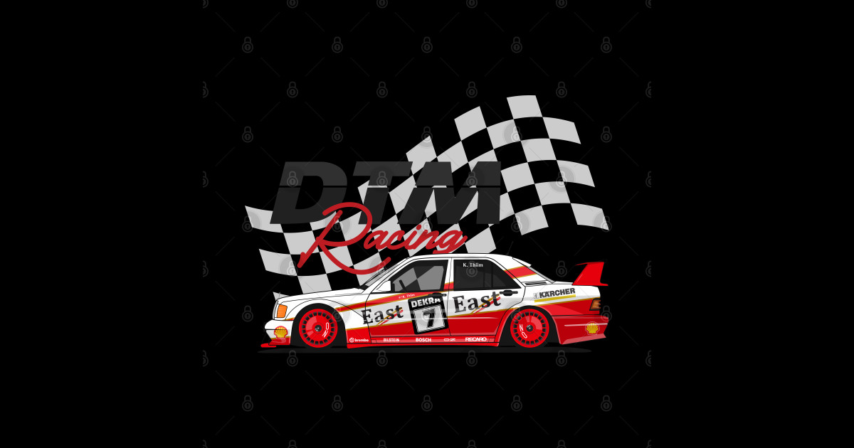 DTM RACING CAR EVO2 - Dtm - Sticker | TeePublic
